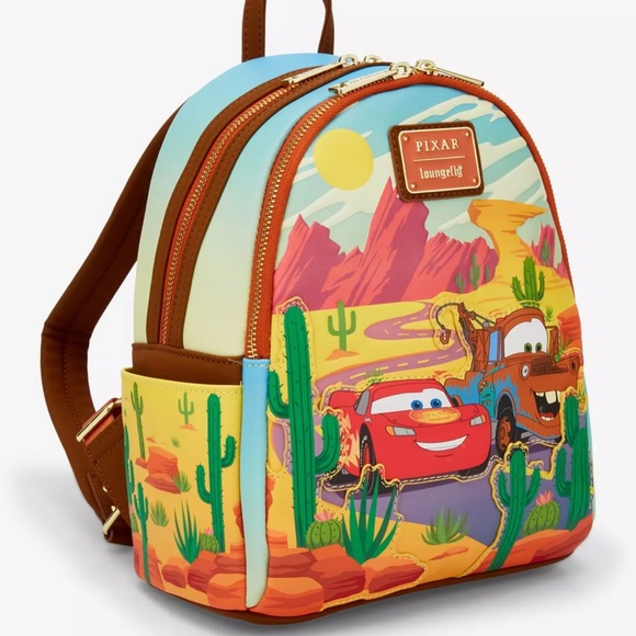 Loungefly | Bags | Loungefly Disney Pixar Cars Lightning Mcqueen And ...